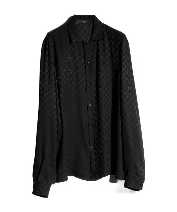 Gucci Gg Jacquard Shirt