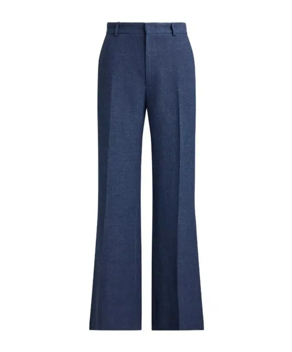 Polo Ralph Lauren High-rise Flared Trousers - Blue