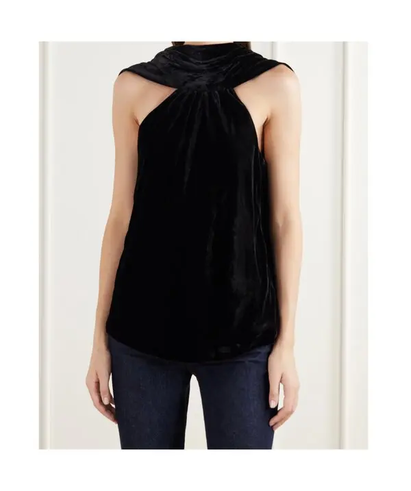 Simkhai Scarlett Velvet Top