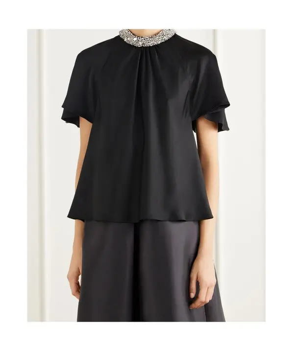 Simkhai Loreta Crystal-embellished Top