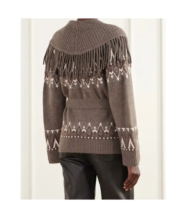 Simkhai Anaise Souffel Island Wool-blend Cardigan