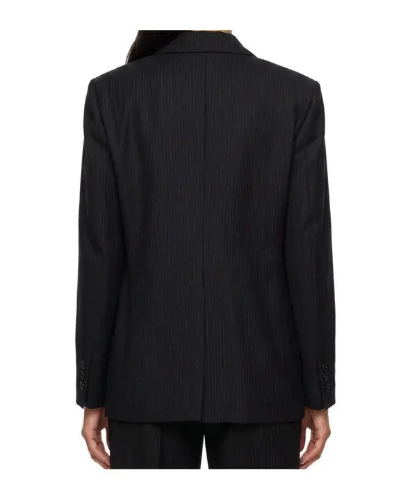 BLAZÉ MILANO Doubloe-breasted Pinstriped Blazer