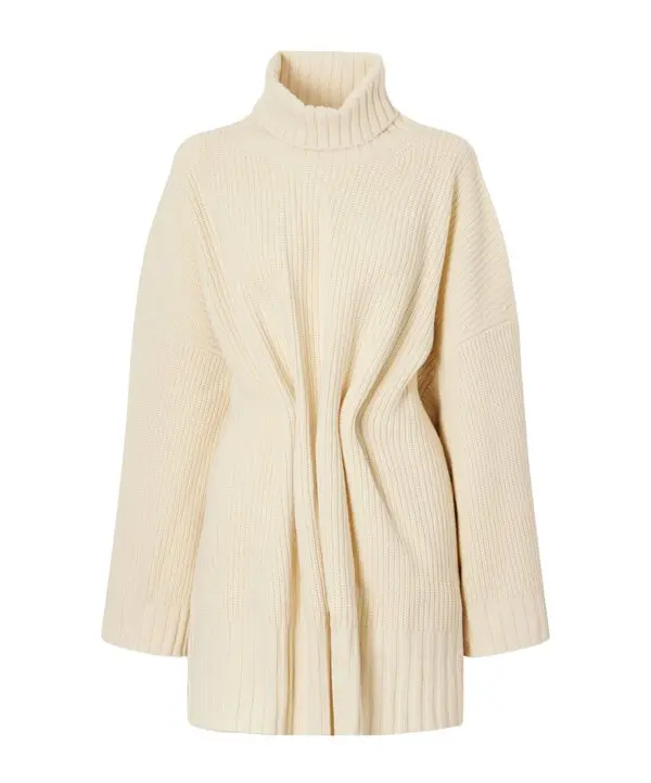 THE FRANKIE SHOP Alira Wool-knit Mini Dress