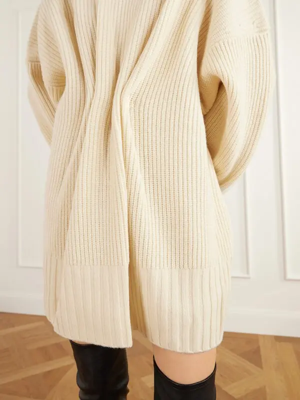 THE FRANKIE SHOP Alira Wool-knit Mini Dress