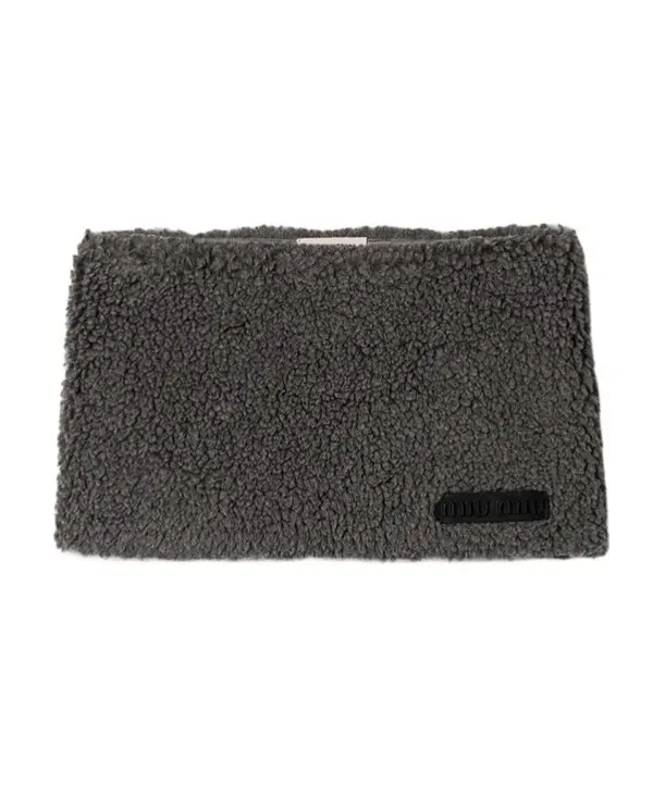 Miu Miu Fleece Miniskirt