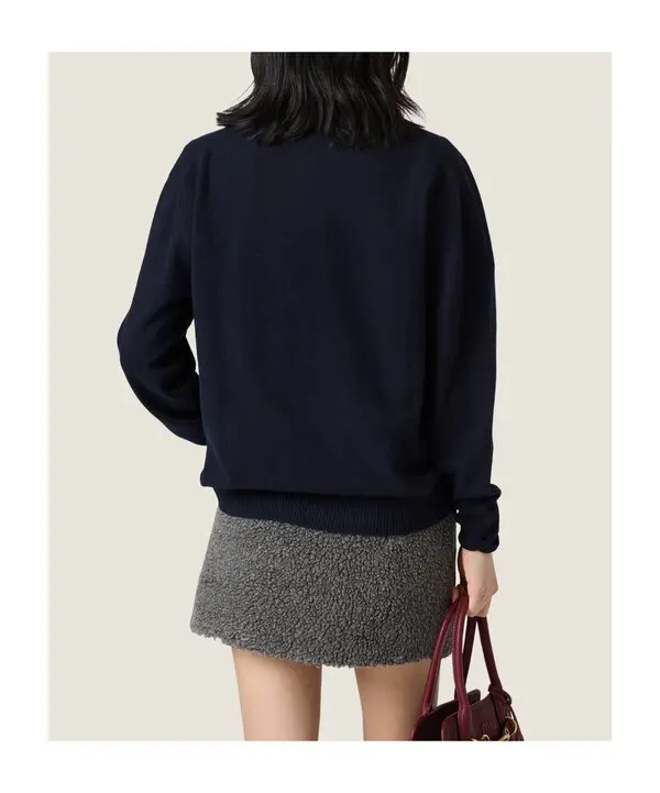 Miu Miu Fleece Miniskirt
