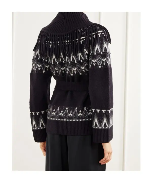 Simkhai Anaise Souffel Island Wool-blend Cardigan