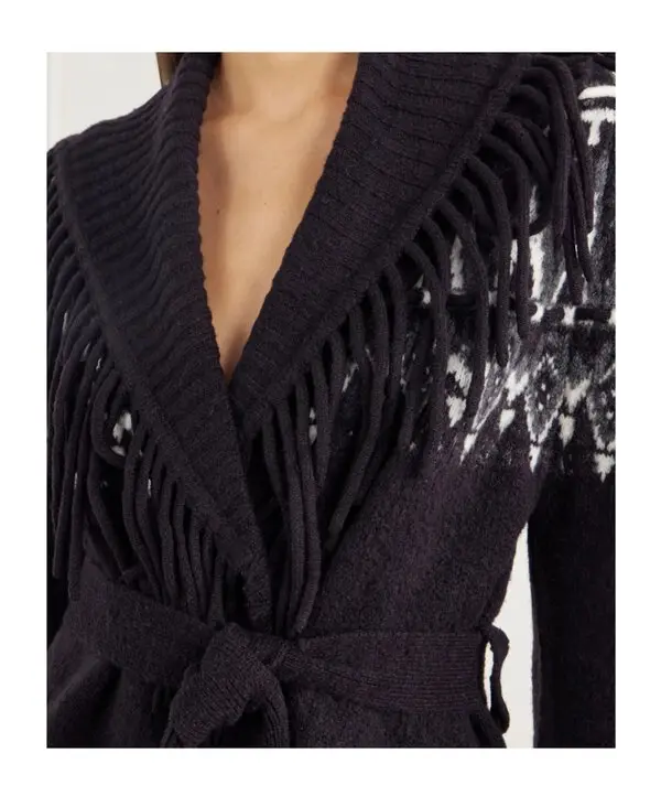 Simkhai Anaise Souffel Island Wool-blend Cardigan