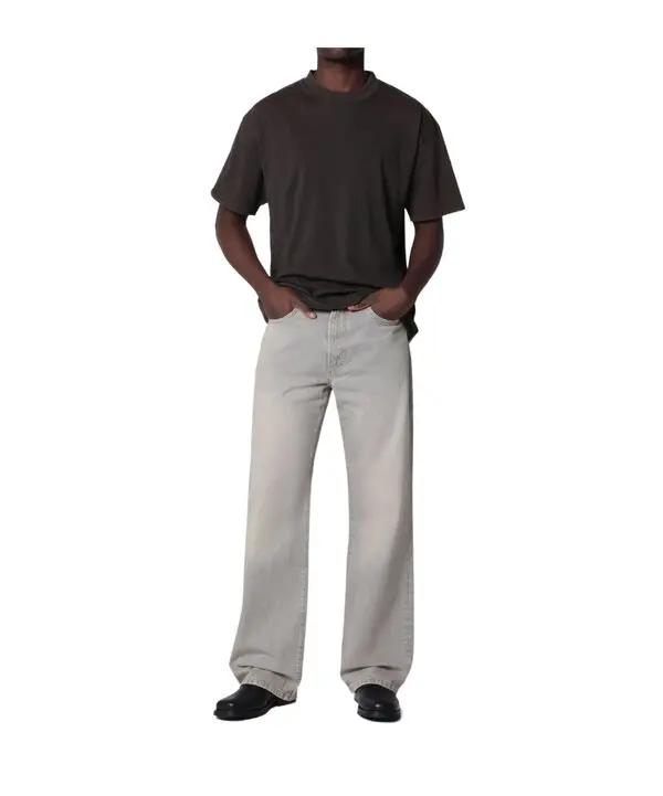 JEANERICA Vega Logo-patch Straight-leg Jeans