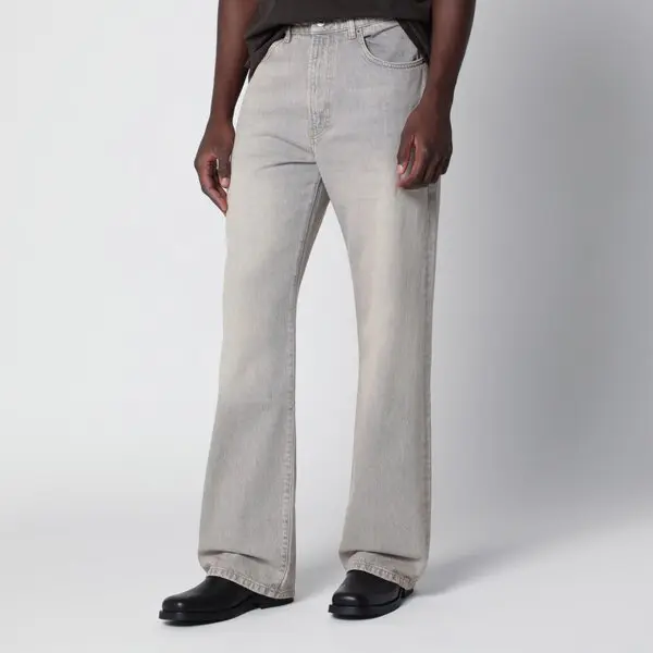 JEANERICA Vega Logo-patch Straight-leg Jeans