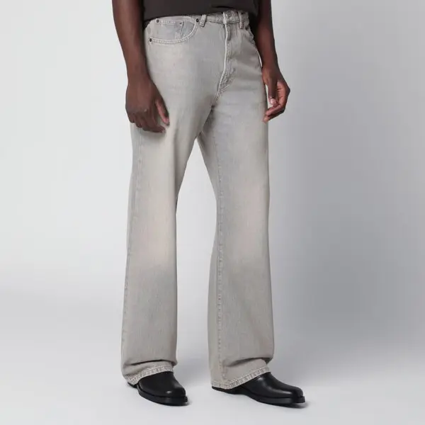 JEANERICA Vega Logo-patch Straight-leg Jeans