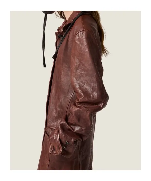 Miu Miu Leather Coat