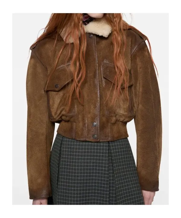 Acne Studios Suede Bomber Jacket
