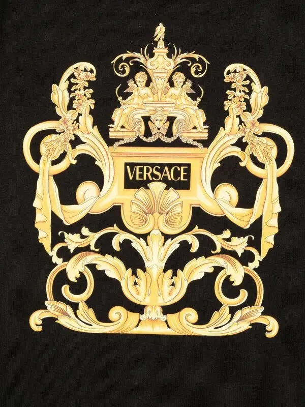 Versace Baroque Logo-print T-shirt