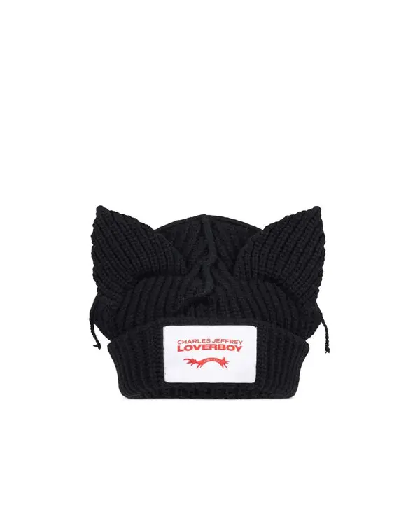CHARLES JEFFRREY LOVERBOY Cat-ear Beanie