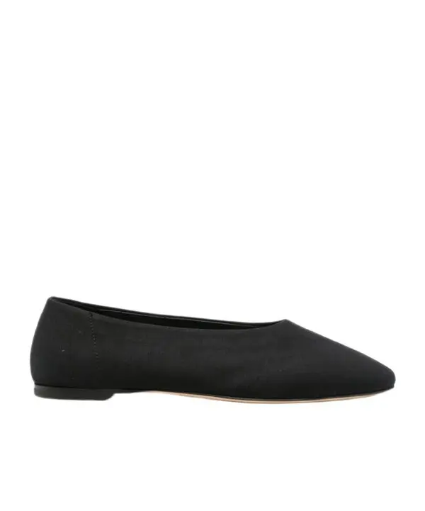TOTEME Pointed-toe Ballet Flats - Black