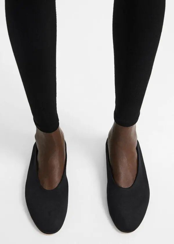 TOTEME Pointed-toe Ballet Flats
