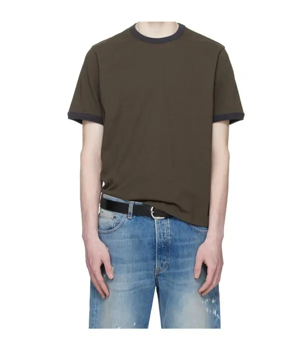 JEANERICA Contrast-trim T-shirt