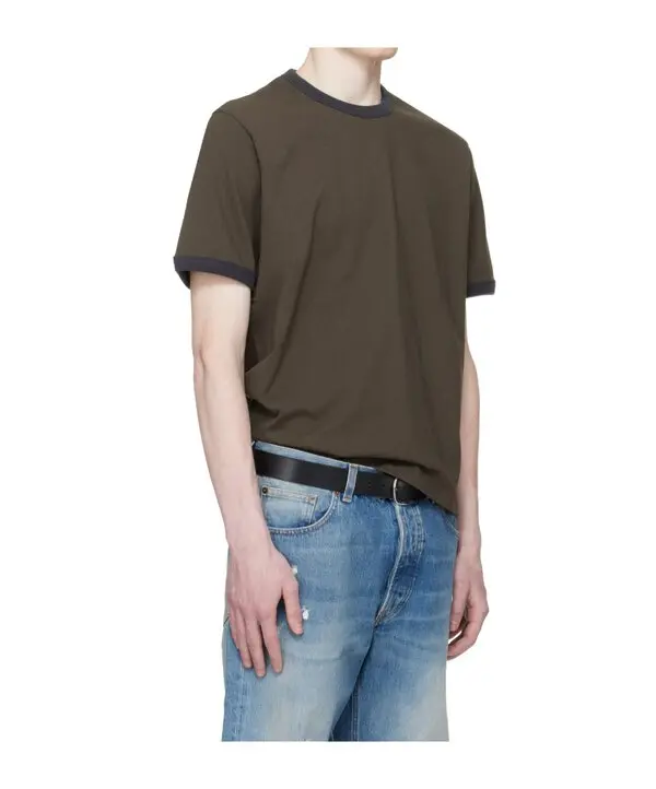 JEANERICA Contrast-trim T-shirt
