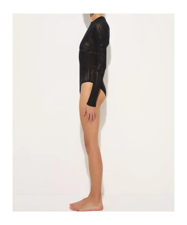 Emilio Pucci Marmo-pattern Long-sleeve Bodysuit