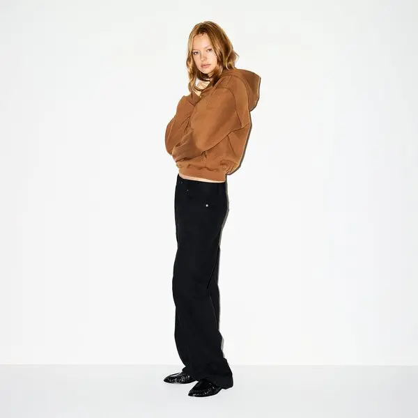 SKIMS Hoodie | Medium Neutral | Small | Cotton Fleece