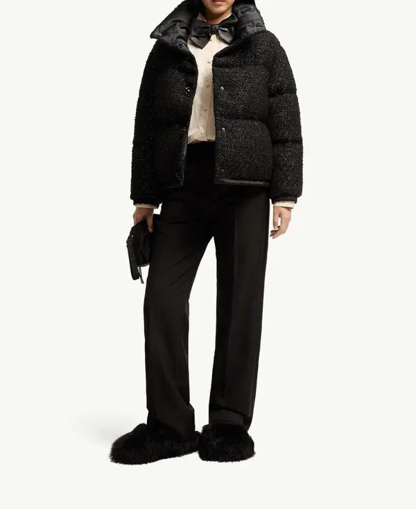 Moncler Wool Blend Gabardine Pants