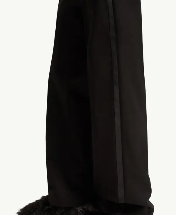 Moncler Wool Blend Gabardine Pants