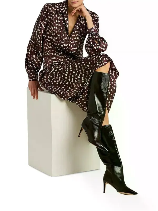Kiton Pointed-toe Leather Boots