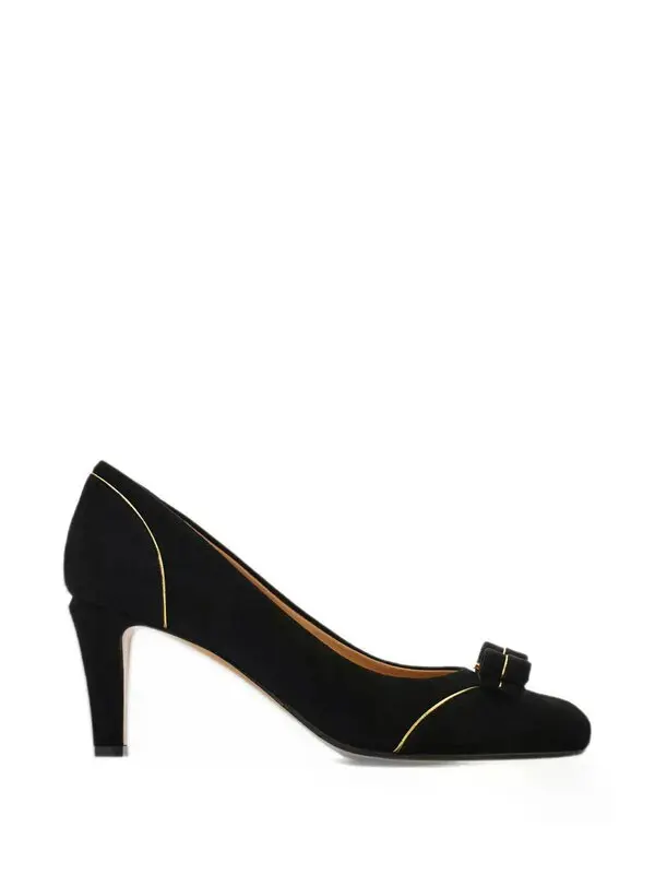 FERRAGAMO Vara Bow Pumps With Piping Detail