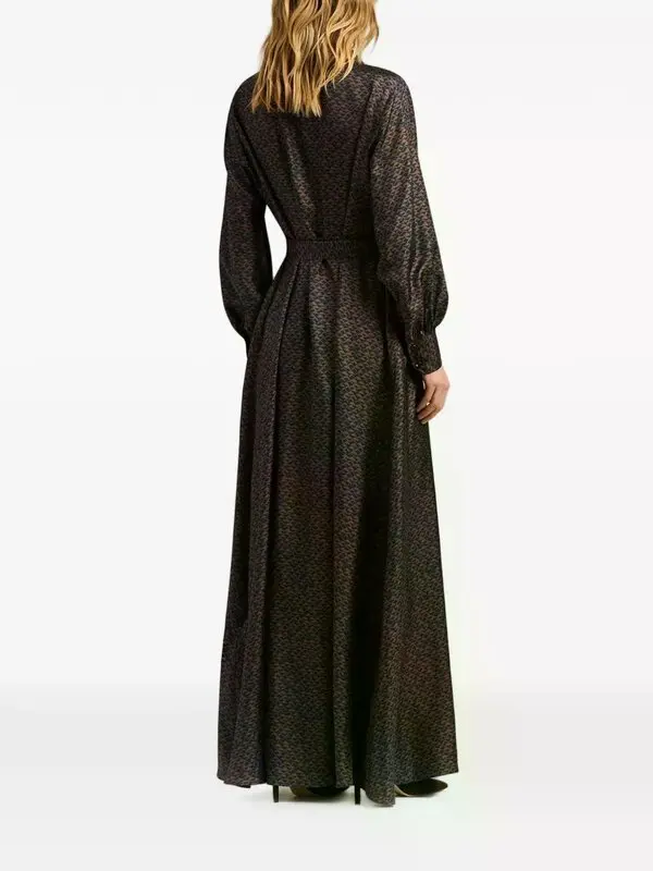Kiton Geometric-print Maxi Dress