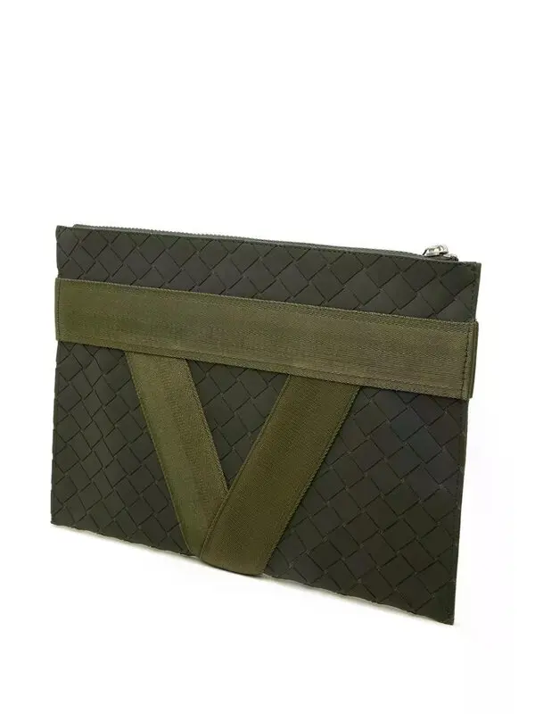 Bottega Veneta 2012-2026 Rubber Intreccio Buffer Clutch Bag