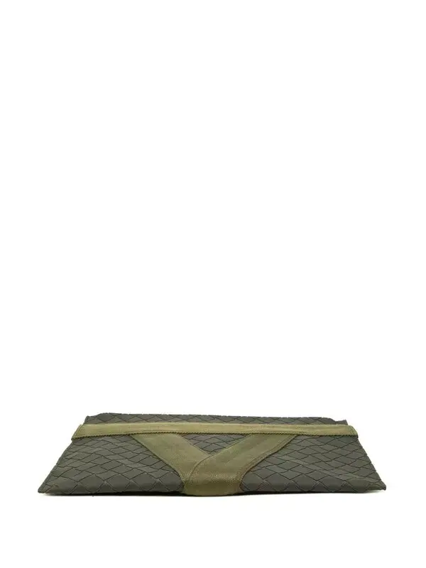 Bottega Veneta 2012-2026 Rubber Intreccio Buffer Clutch Bag