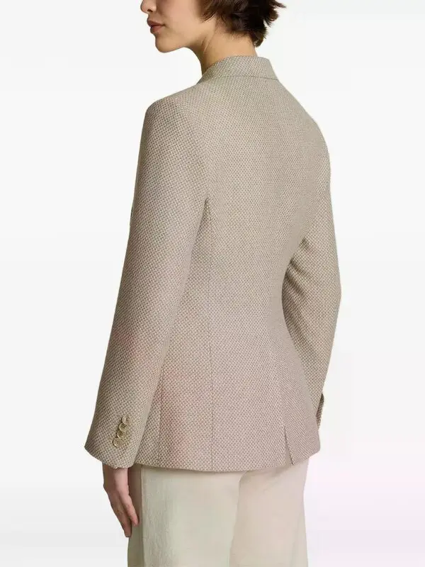 Kiton Single-breasted Long-sleeve Blazer