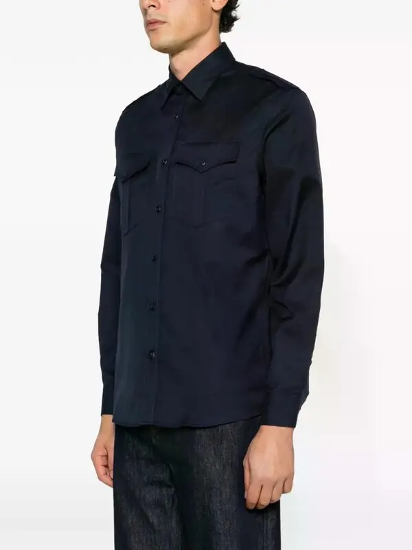 Brunello Cucinelli Button-flap Shirt