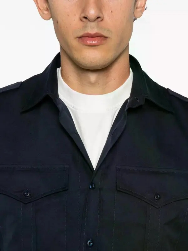 Brunello Cucinelli Button-flap Shirt