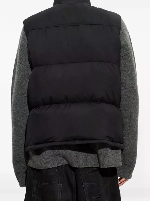 Moose Knuckles Everest Quilted Logo-plaque Gilet - Black