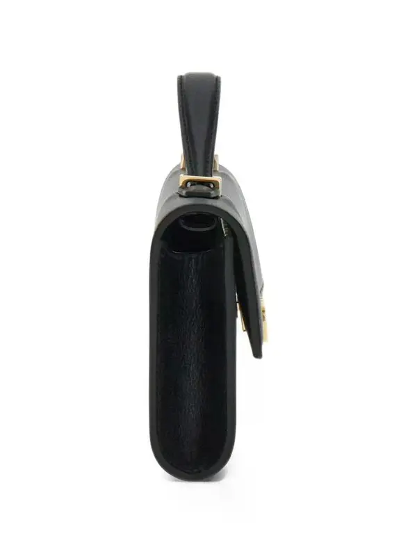FERRAGAMO Gancini-detail Pebbled-leather Shoulder Bag
