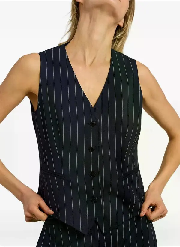 Kiton Pinstripe-pattern Waistcoat