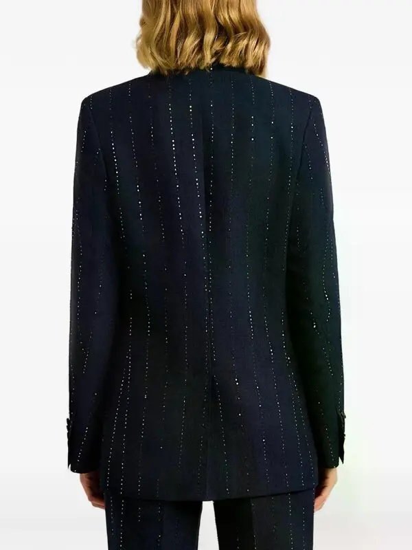 Kiton Double-breasted Sequin-embellished Blazer