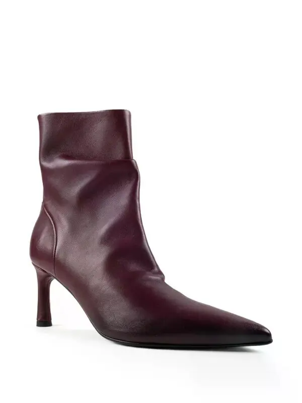 CHUCKIES Pointed-toe Zip-fastening Boots
