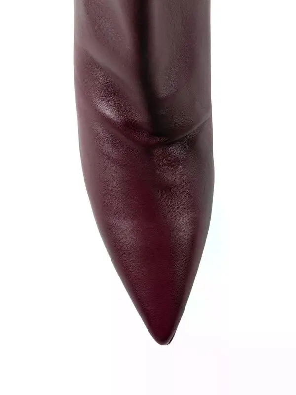CHUCKIES Pointed-toe Zip-fastening Boots
