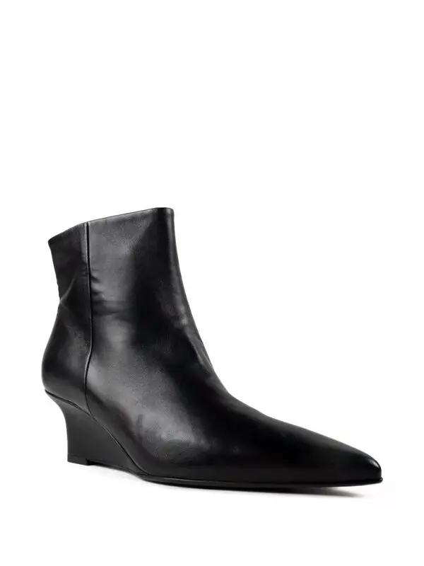 CHUCKIES Pointed-toe Wedge Ankle Boots