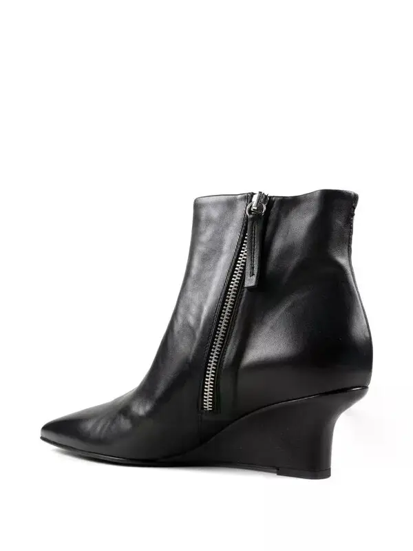 CHUCKIES Pointed-toe Wedge Ankle Boots