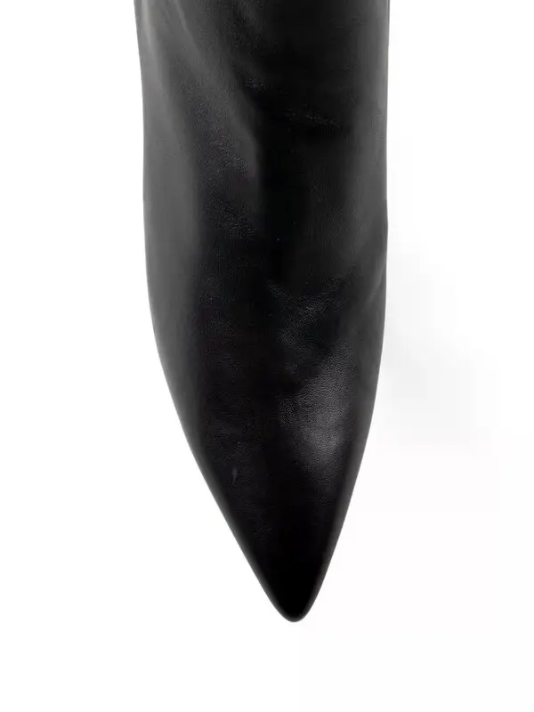 CHUCKIES Pointed-toe Wedge Ankle Boots