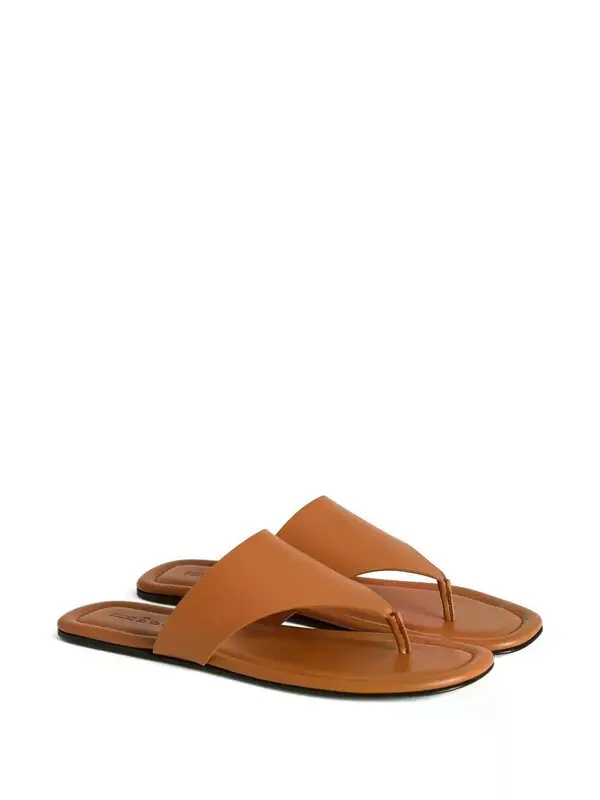 Kiton Leather Thong Sandals