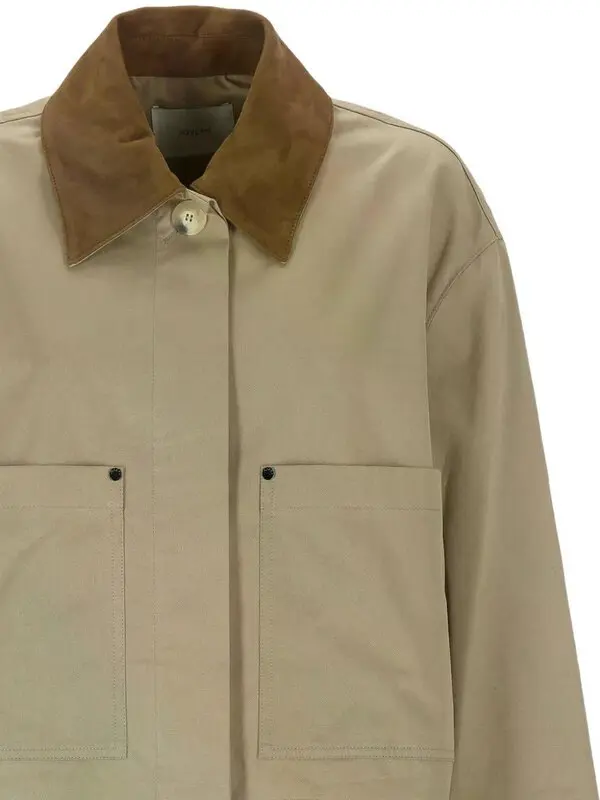 JOSEPH Aitna Contrast-collar Jacket