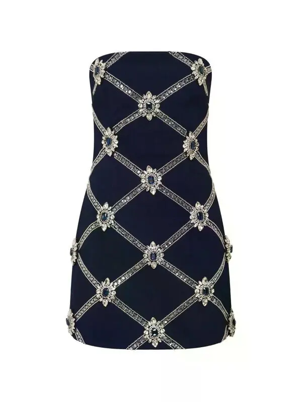 Rebecca Vallance Crown Jewel Mini Dress - Blue