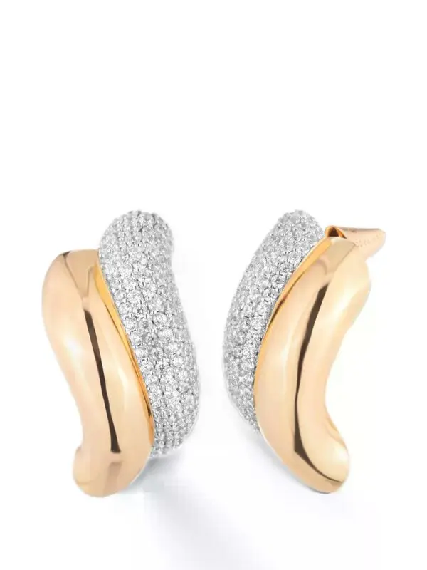 Eddie Borgo Torsade Crystal-pavé Earrings