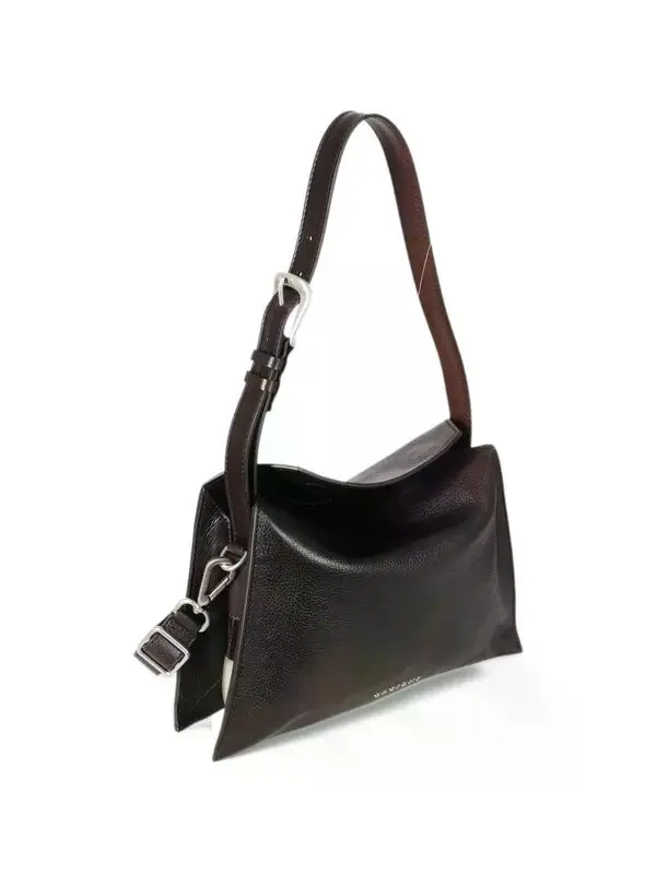 Orciani Small Trinity Lagoon Logo-plaque Shoulder Bag