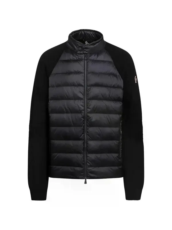 Moncler Quilted Panelled Jacket - Black